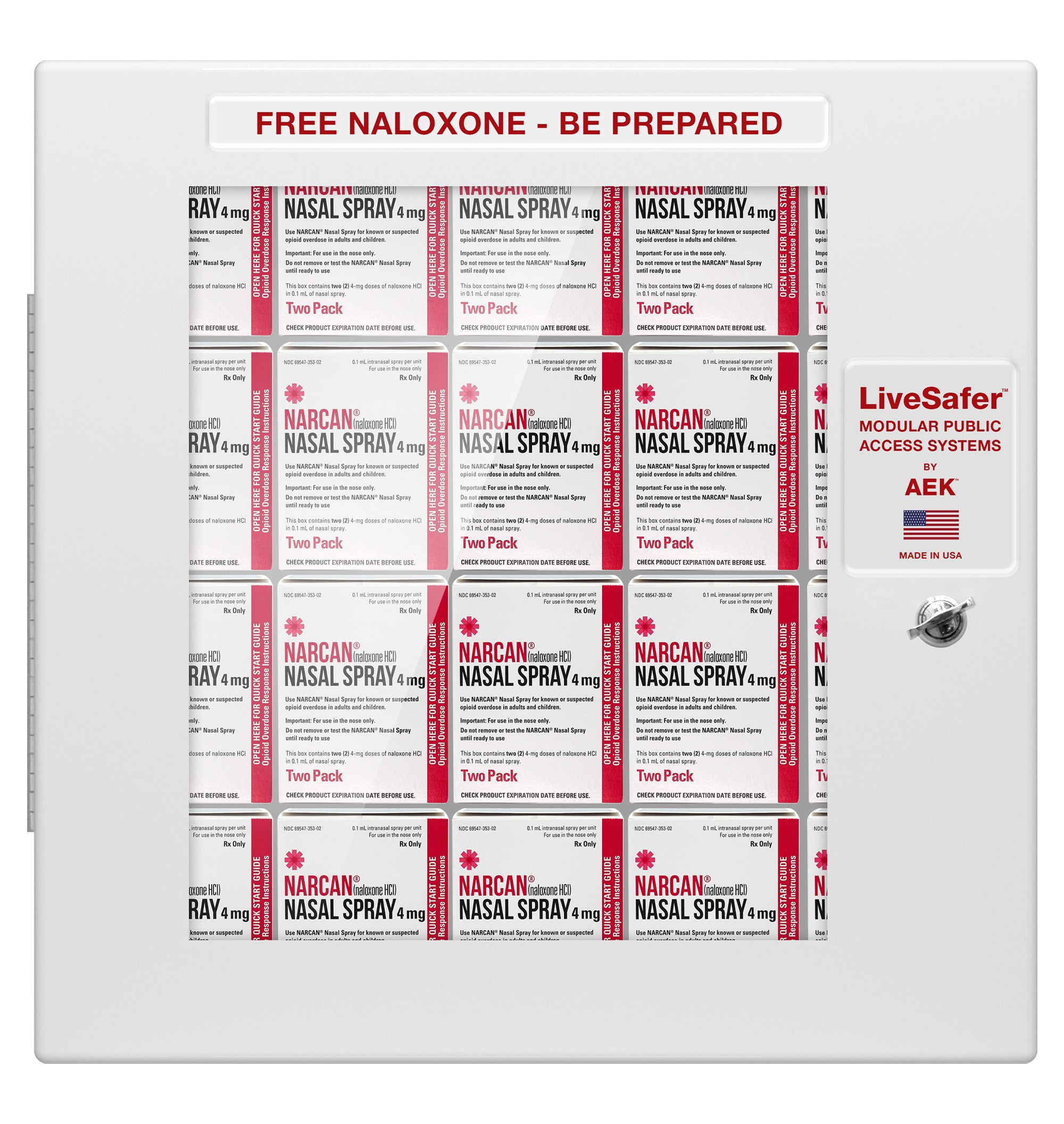 Naloxone Distribution / Giveaway Cabinet