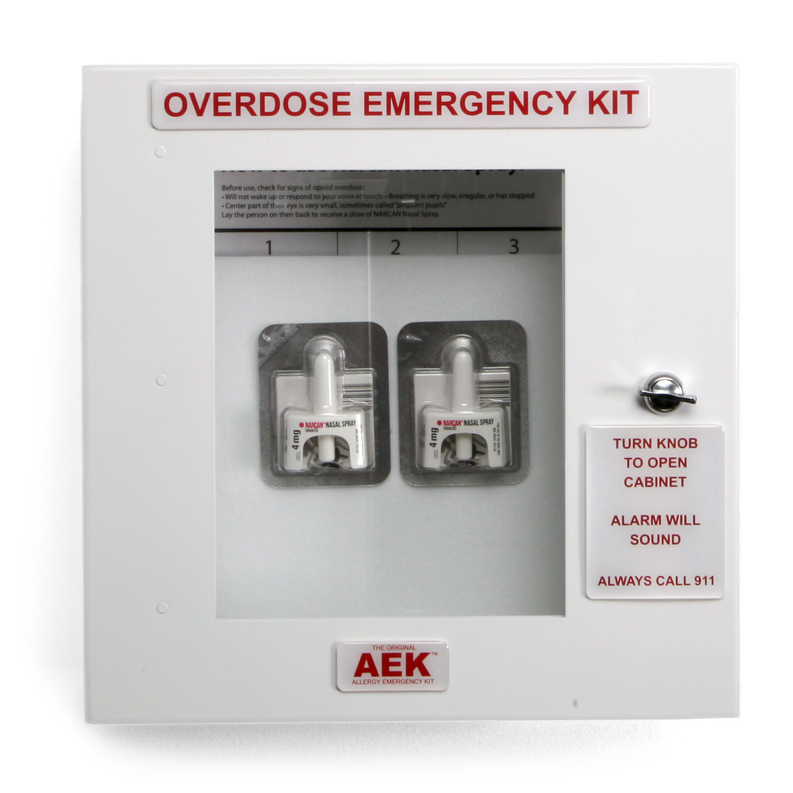 Public Access Naloxone Cabinets - Cases - Boxes